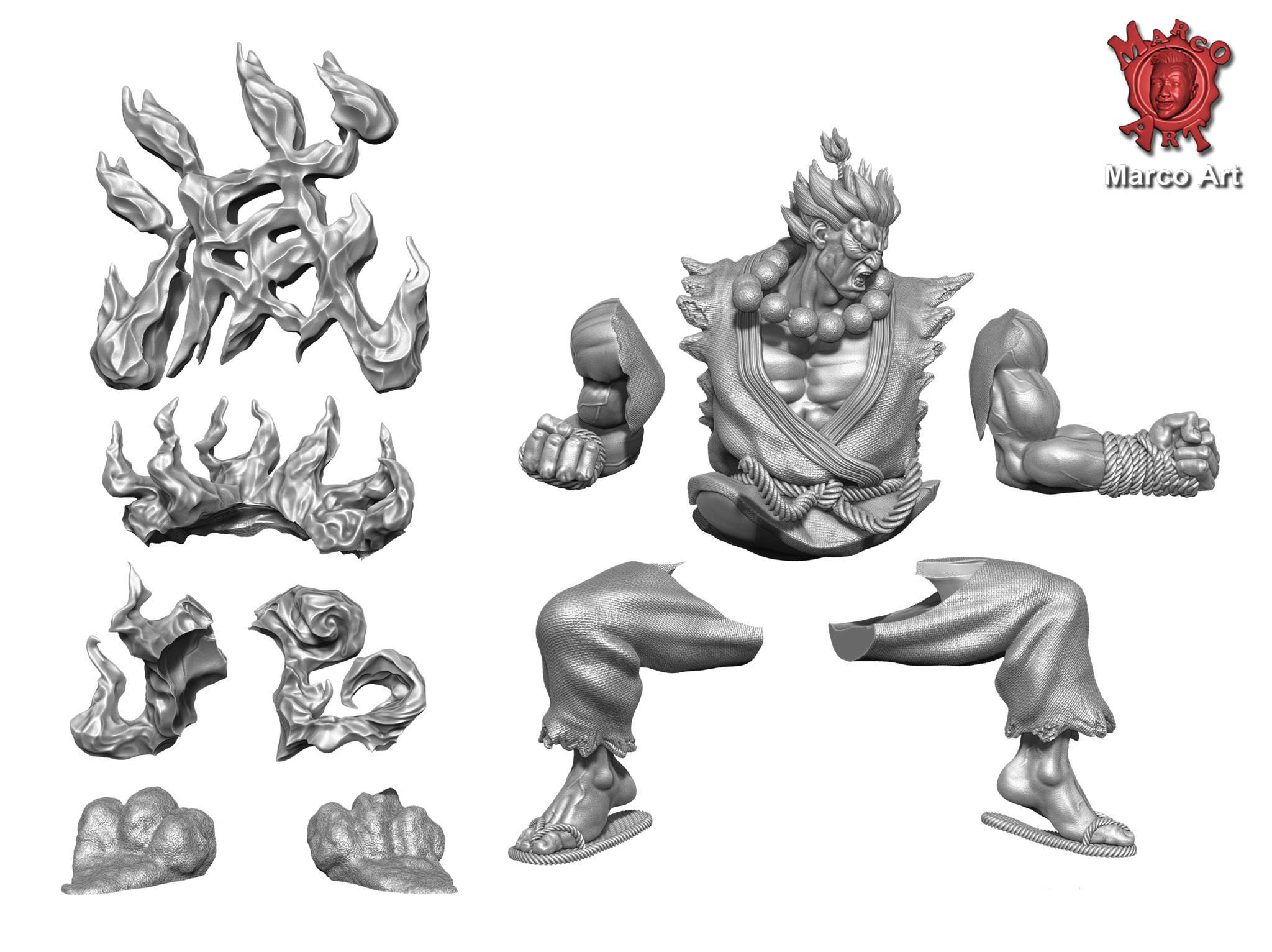 Gouki stl file 3D model 3D printable | CGTrader