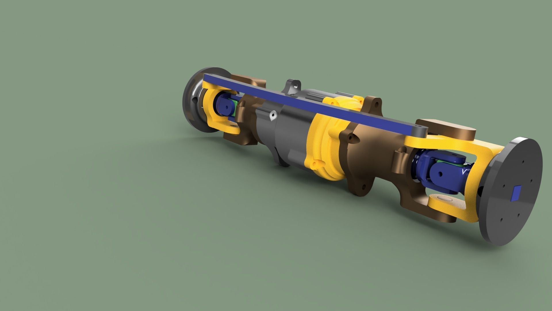 RC CAR - FRONT AXLE WITH DIFFERENTIAL free 3D model 3D printable | CGTrader