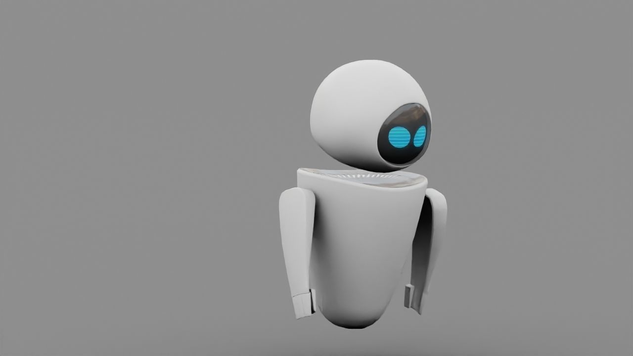 EVE android rigged - animated 3D model animated rigged | CGTrader