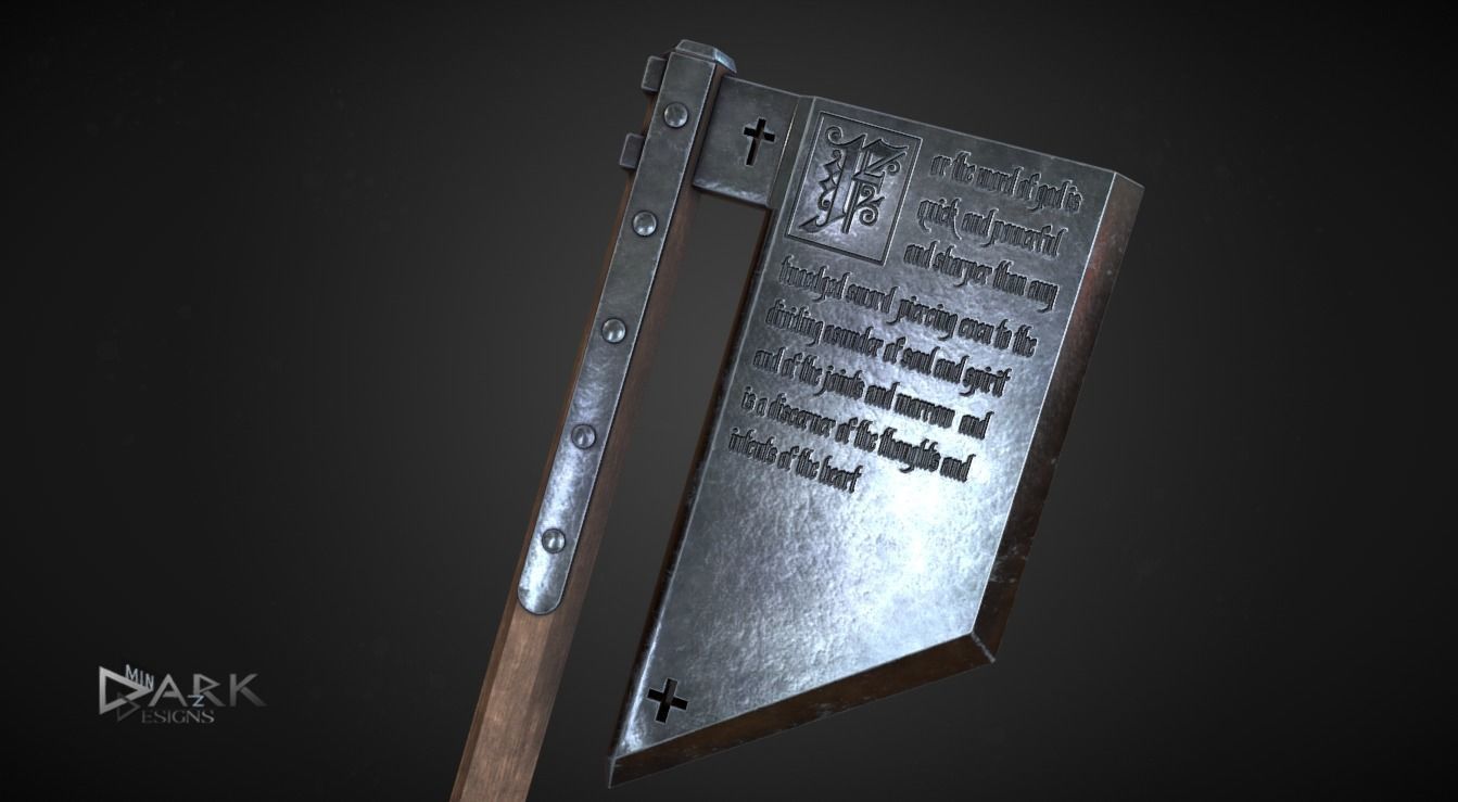 3D model Holy Executioner Axe VR / AR / low-poly | CGTrader