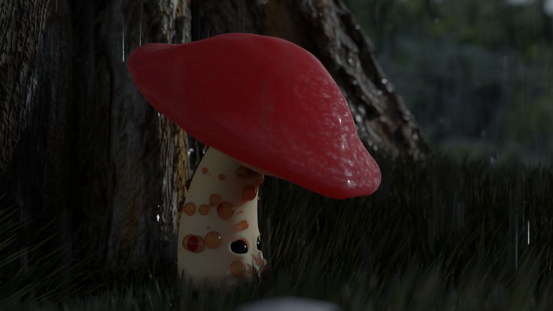 3D model Animated Mushroom Character VR / AR / low-poly | CGTrader