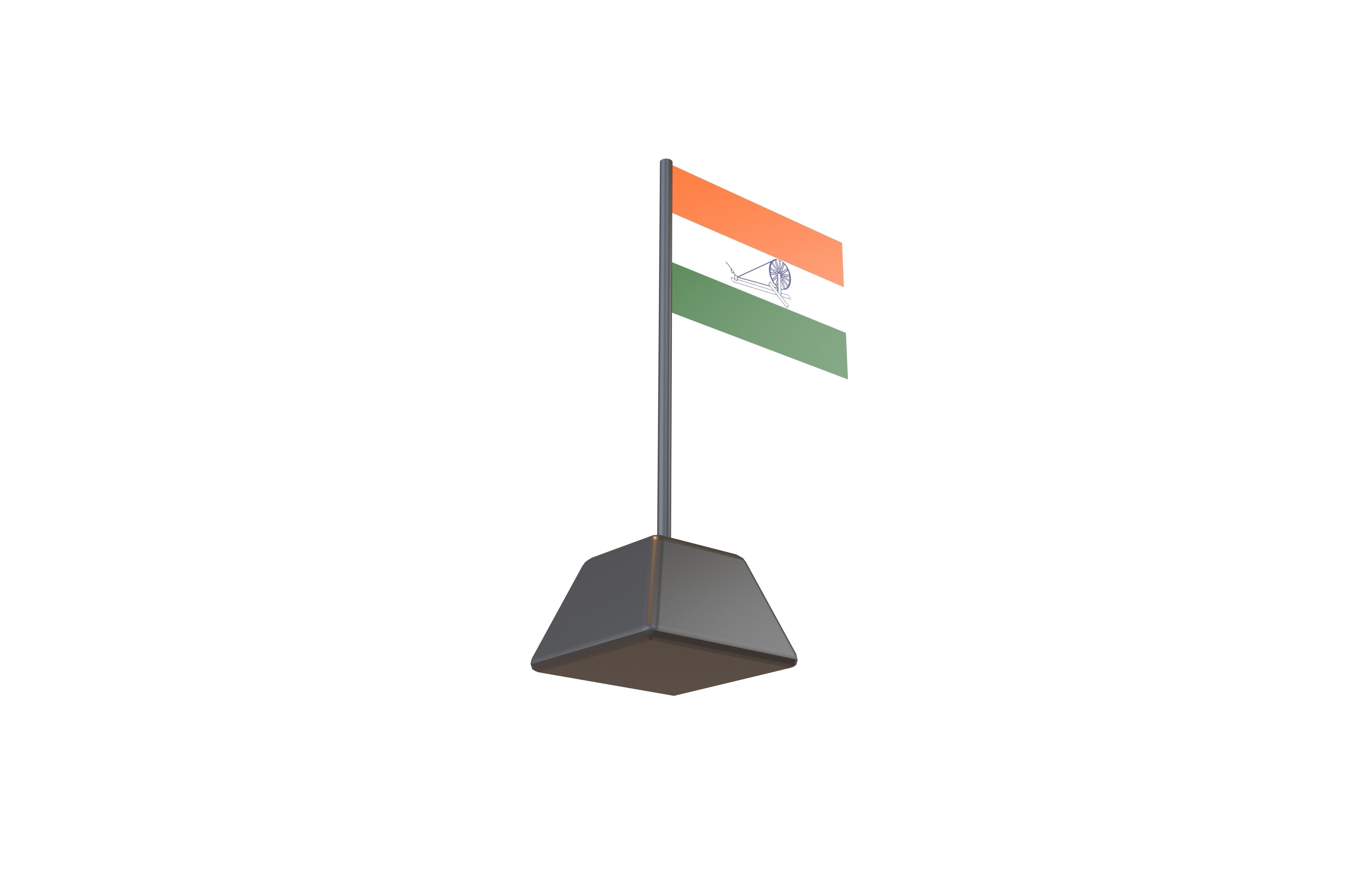 3D model 1931 Flag of India VR / AR / low-poly | CGTrader