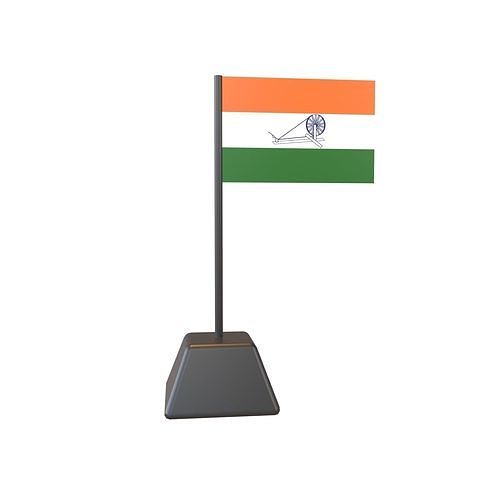 3D model 1931 Flag of India VR / AR / low-poly | CGTrader