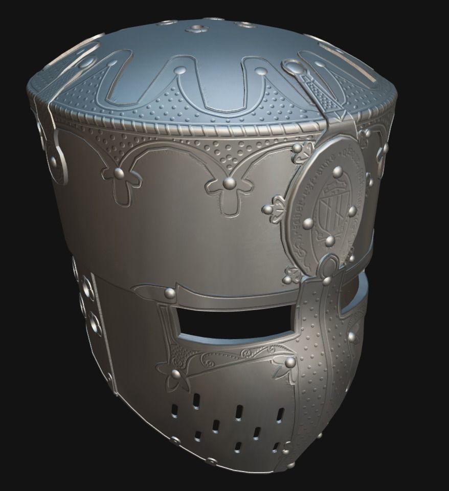 Crusader Helm 3D model | CGTrader