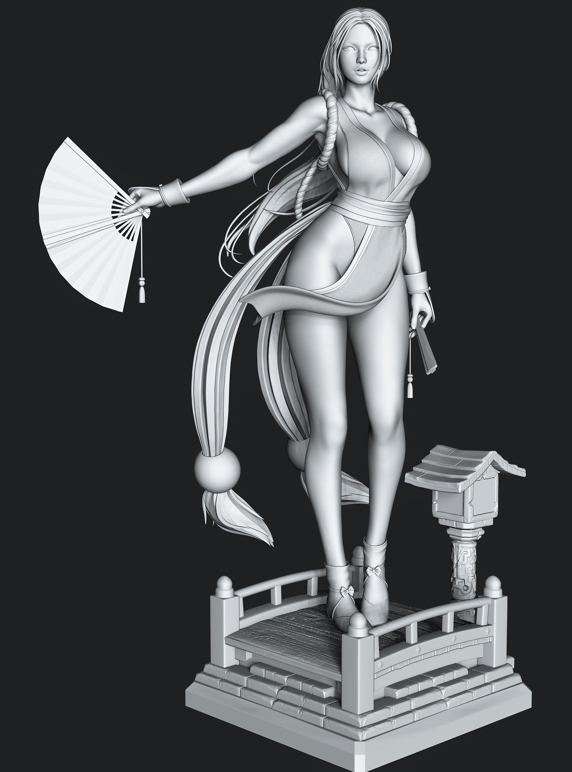 Mai Shiranui 3D model 3D printable | CGTrader