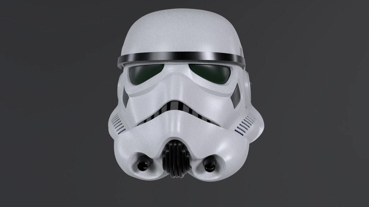 Rogue One Tk helmet stl 3D model 3D printable | CGTrader