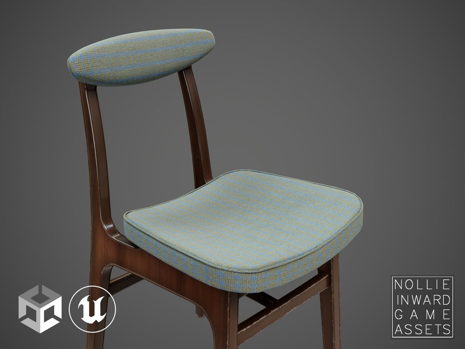 3D model Soviet Chair Variant 1 Light VR / AR / low-poly | CGTrader