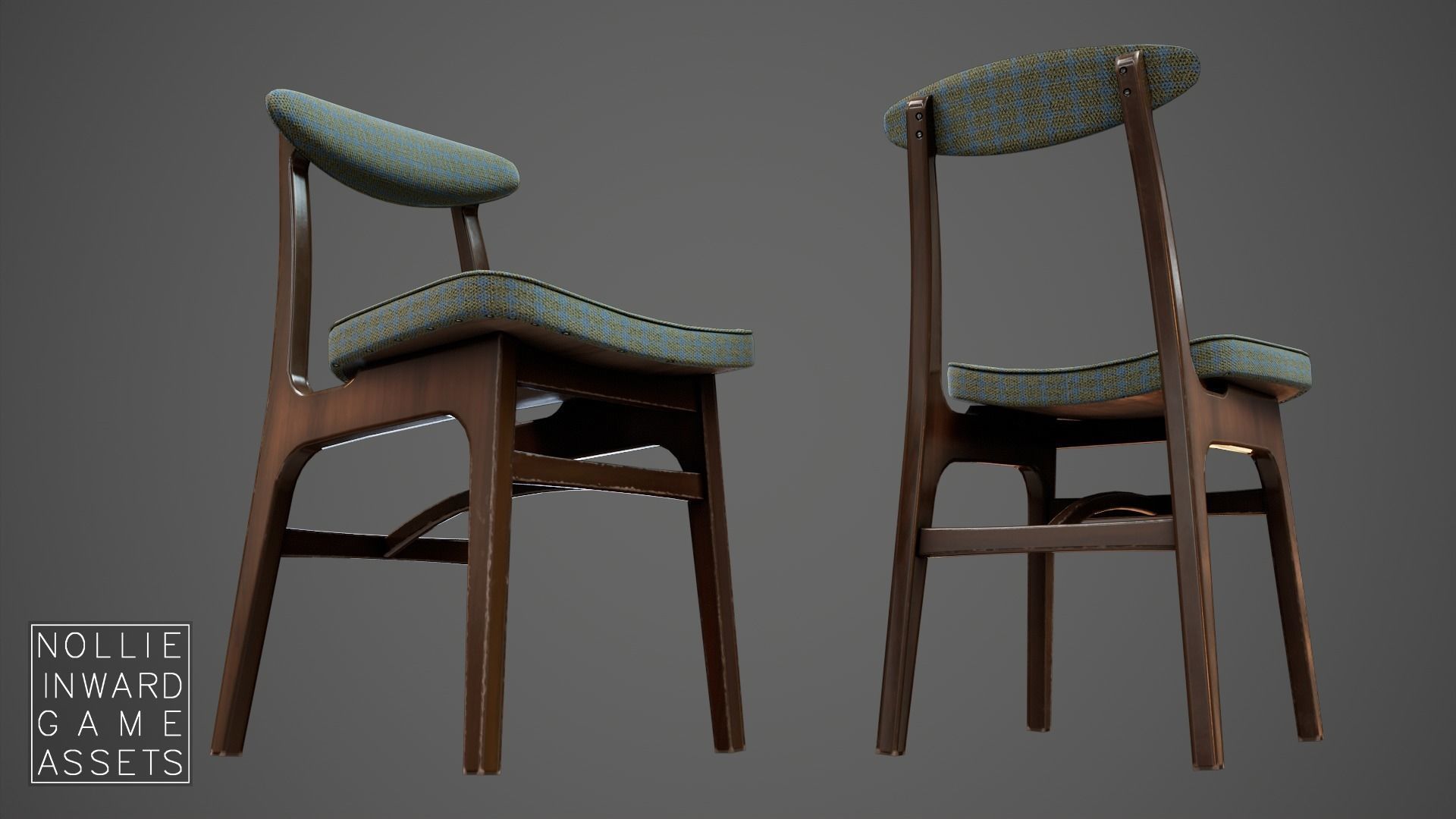 3D model Soviet Chair Variant 1 Light VR / AR / low-poly | CGTrader