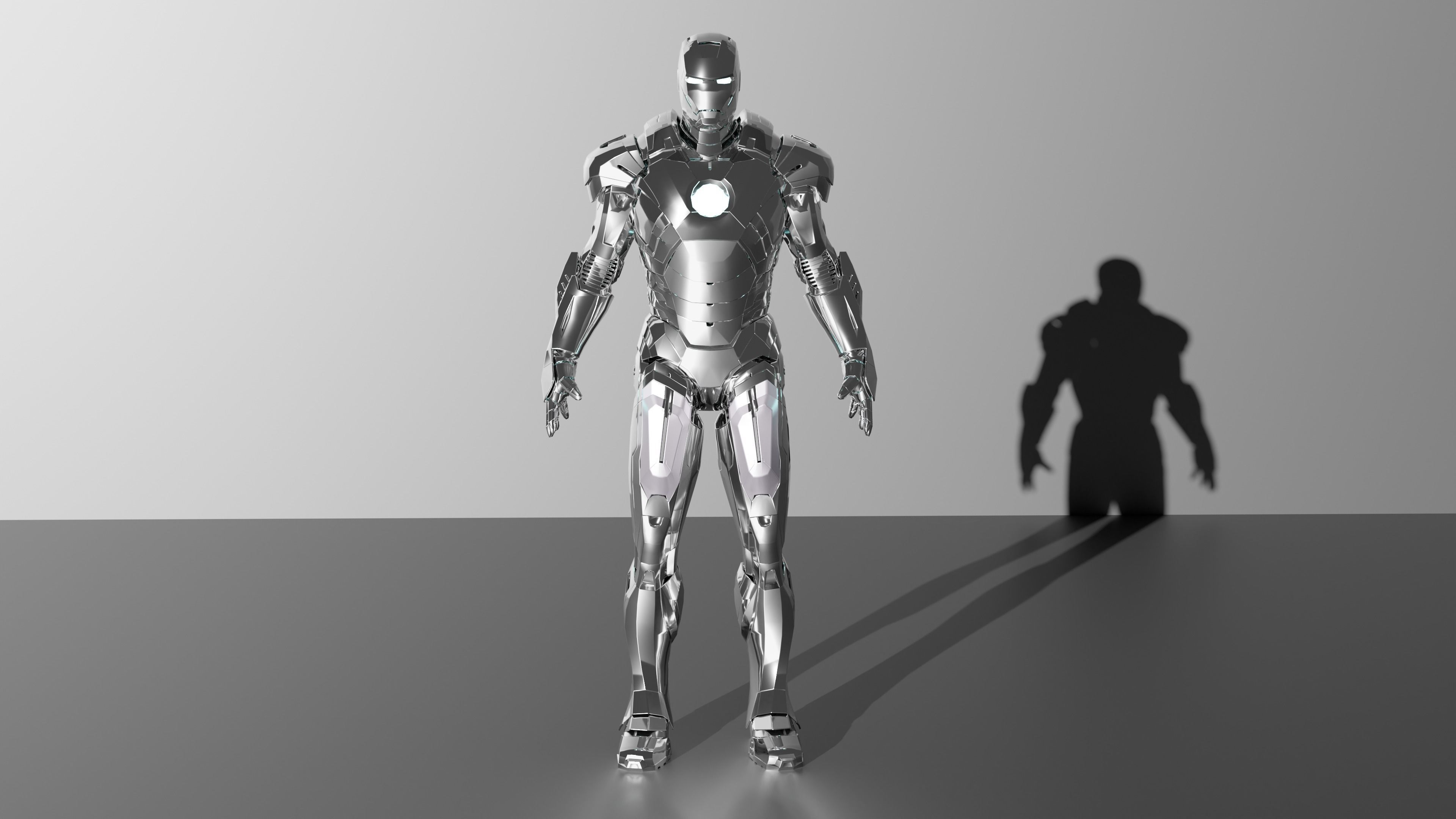 3D model iron man mark 2 VR / AR / low-poly | CGTrader