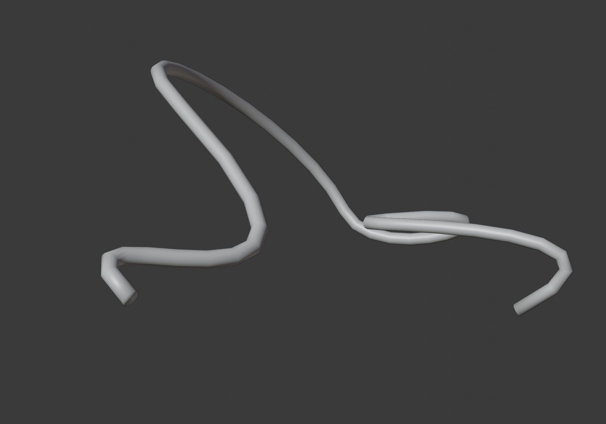 3D model red string VR / AR / low-poly | CGTrader