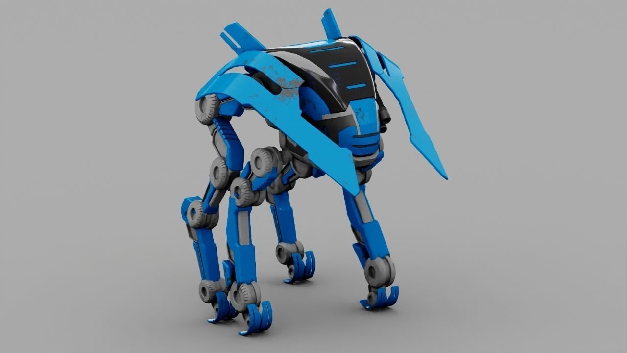 Alien Bot rigged 3D model rigged | CGTrader
