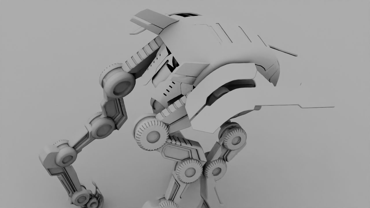 Alien Bot rigged 3D model rigged | CGTrader