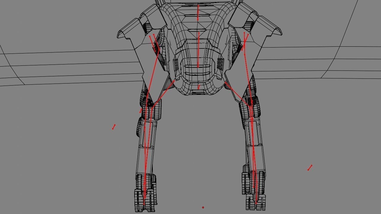 Alien Bot rigged 3D model rigged | CGTrader