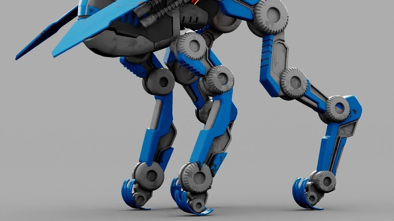 Alien Bot rigged 3D model rigged | CGTrader