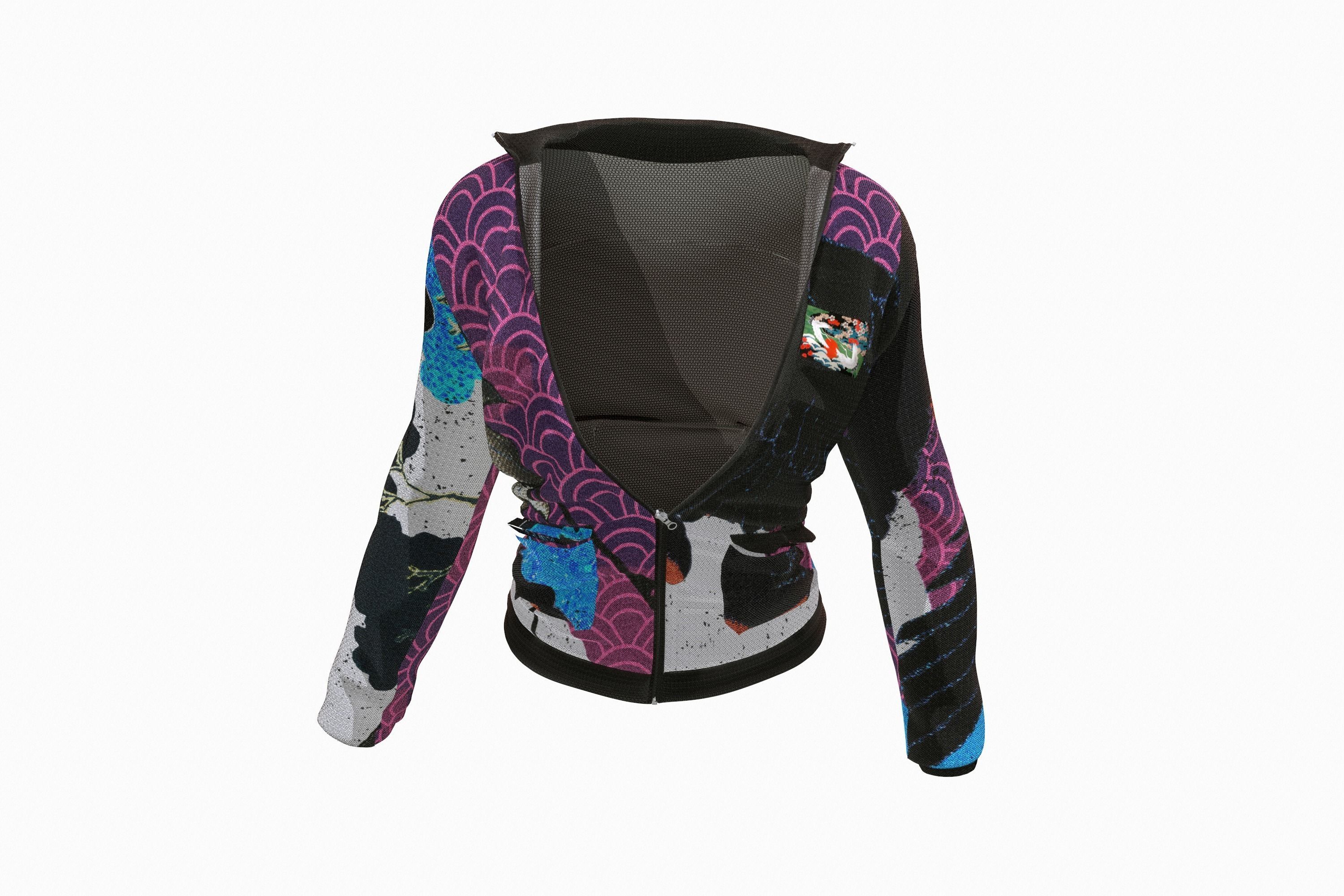 Japanese NFT Sweater 3D model | CGTrader