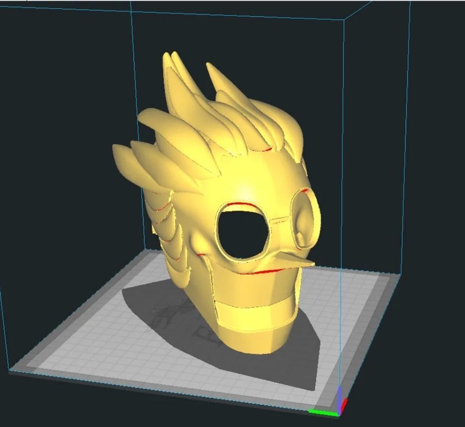 SPAMTON NEO HELMET 3D model 3D printable | CGTrader
