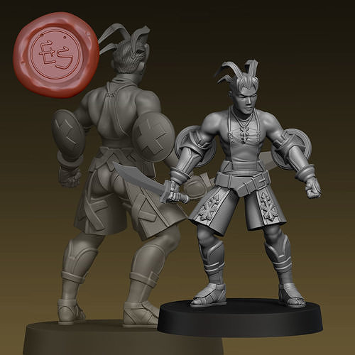 Ashley Riot Vagrant Story - 32mm - DnD 3D model 3D printable | CGTrader