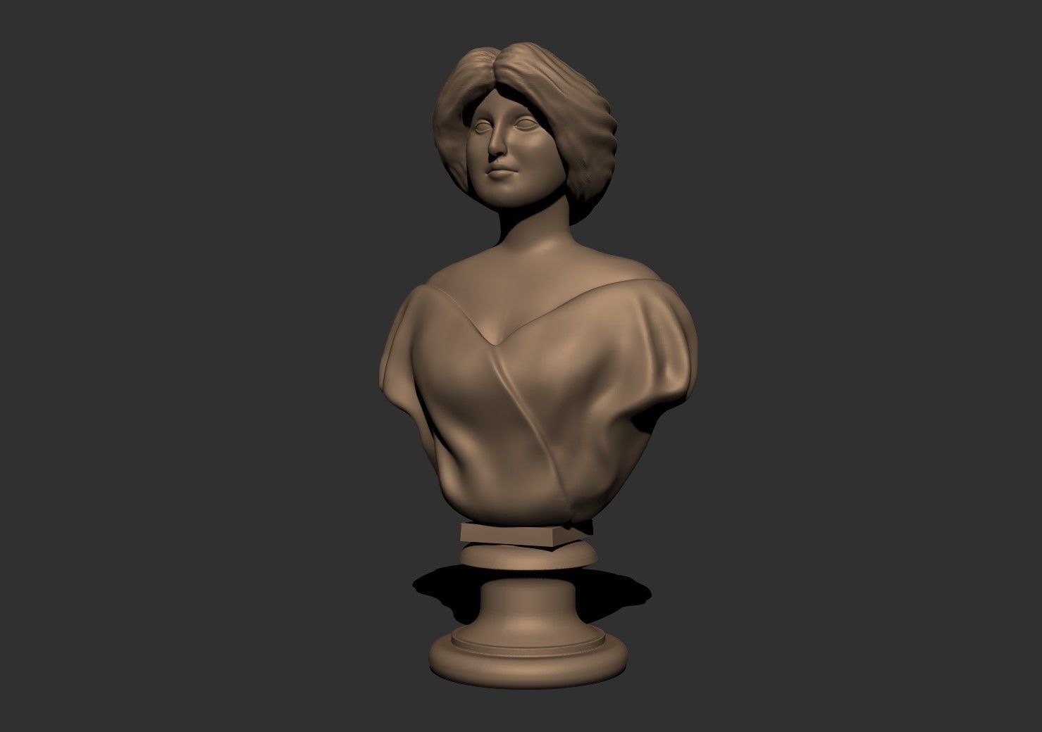The lady 3D model 3D printable | CGTrader