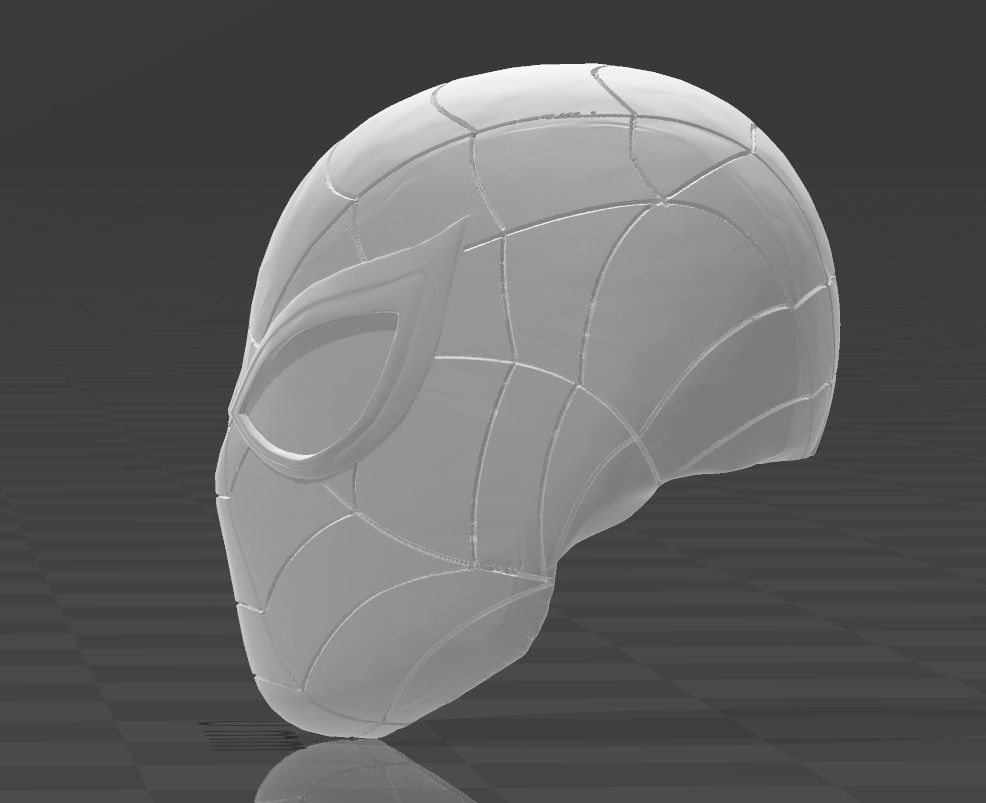 PS4 Spider-Man Head 3D model 3D printable | CGTrader