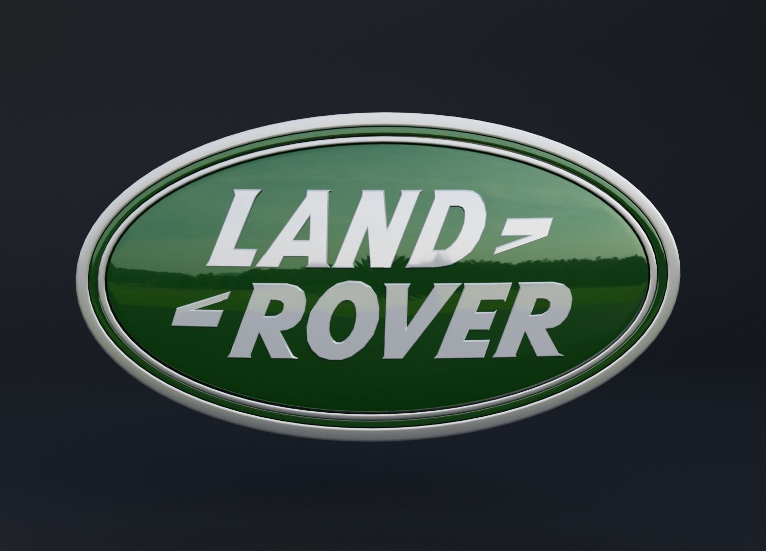 3D model Land Rover Emblem VR / AR / low-poly | CGTrader