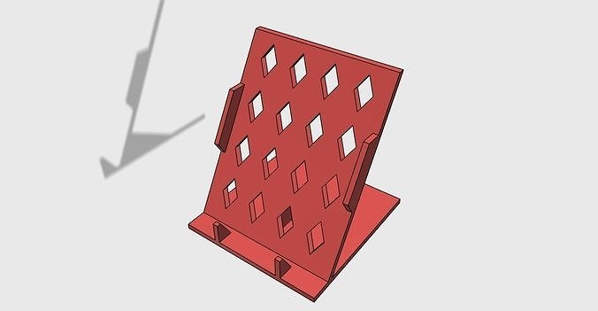Phone Holder in 2 versions easy printable 3D model | CGTrader