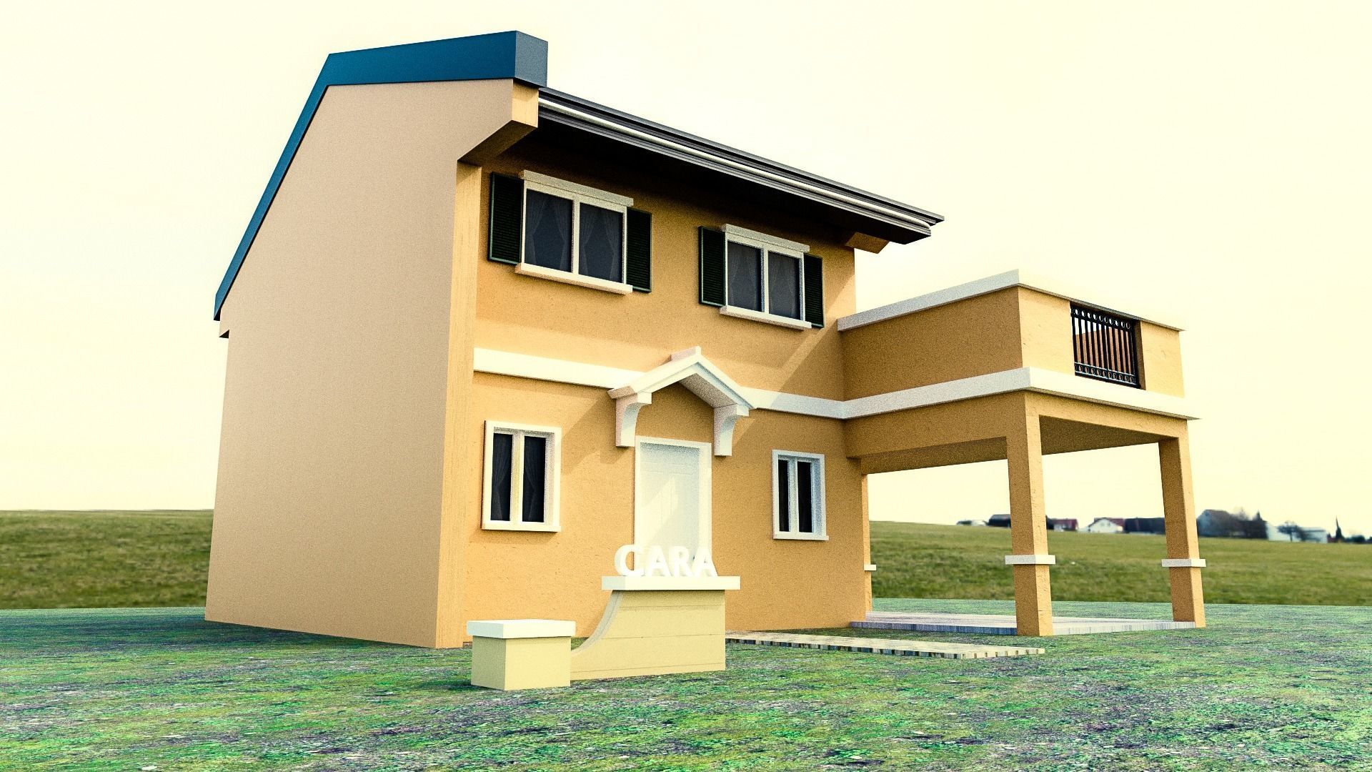 Camella Homes Cara Model free 3D model | CGTrader