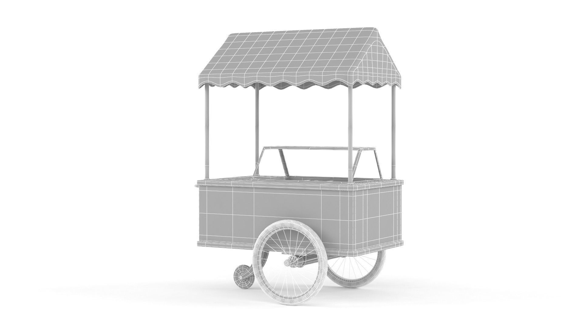 Ice Cream Cart 3D model | CGTrader