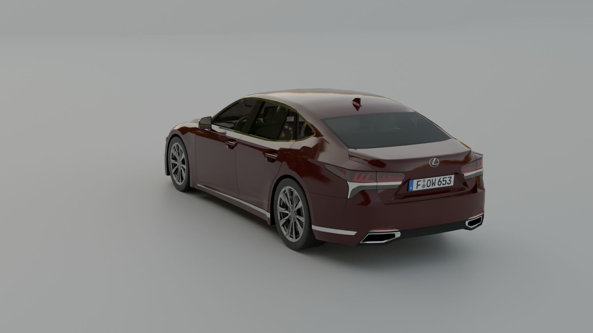 3D model Lexus LS VR / AR / low-poly | CGTrader