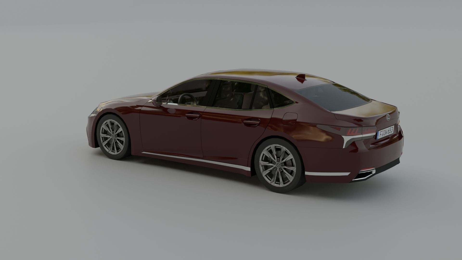 3D model Lexus LS VR / AR / low-poly | CGTrader