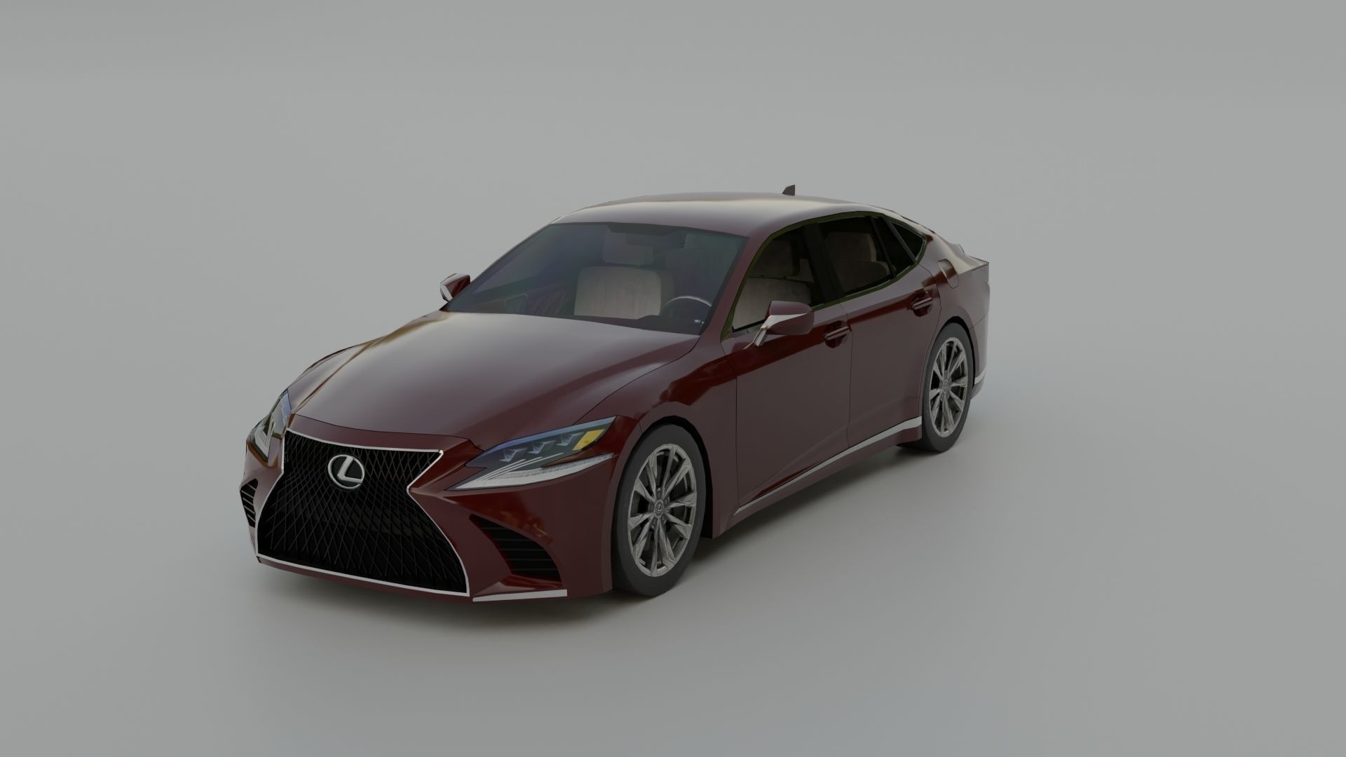 3D model Lexus LS VR / AR / low-poly | CGTrader