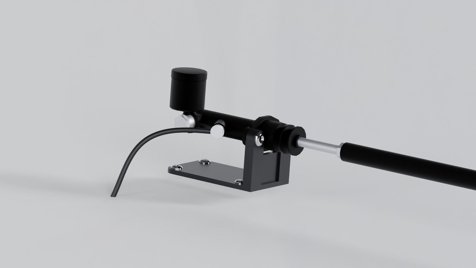 3D model Hydraulic handbrake with extension rod VR / AR / low-poly ...