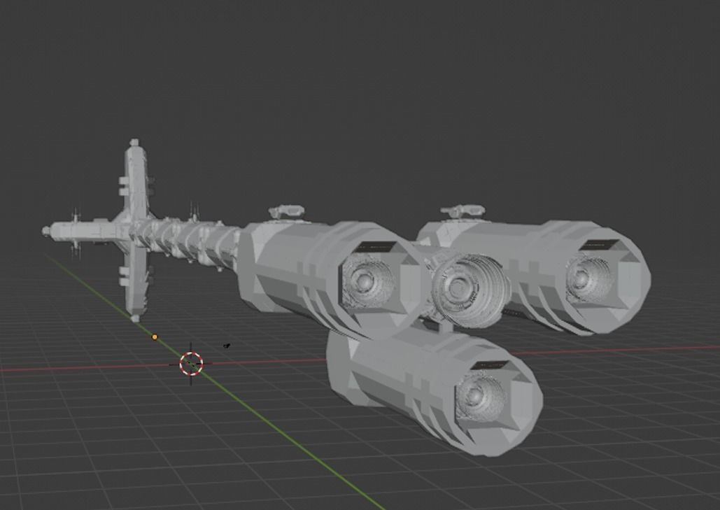 Jeraptha Star Carrier free 3D model | CGTrader