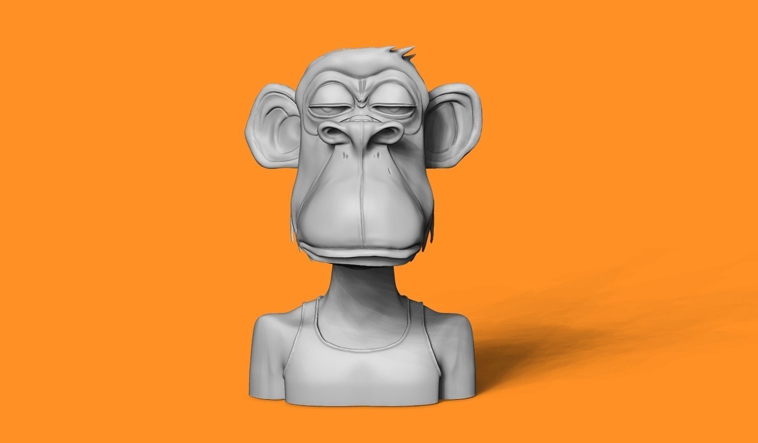 ape nft 5 3D model 3D printable | CGTrader