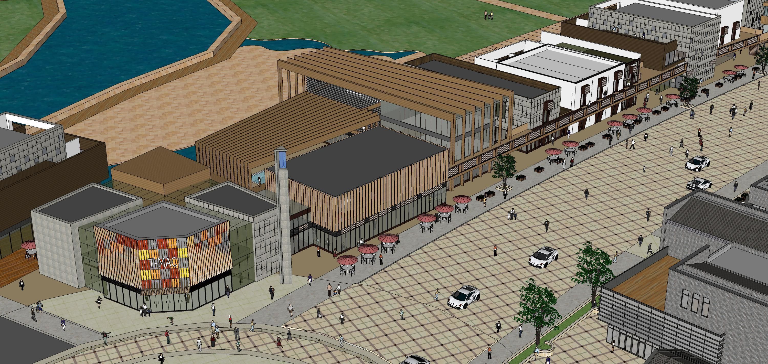 Sketchup Shopping Center W2 3D model | CGTrader