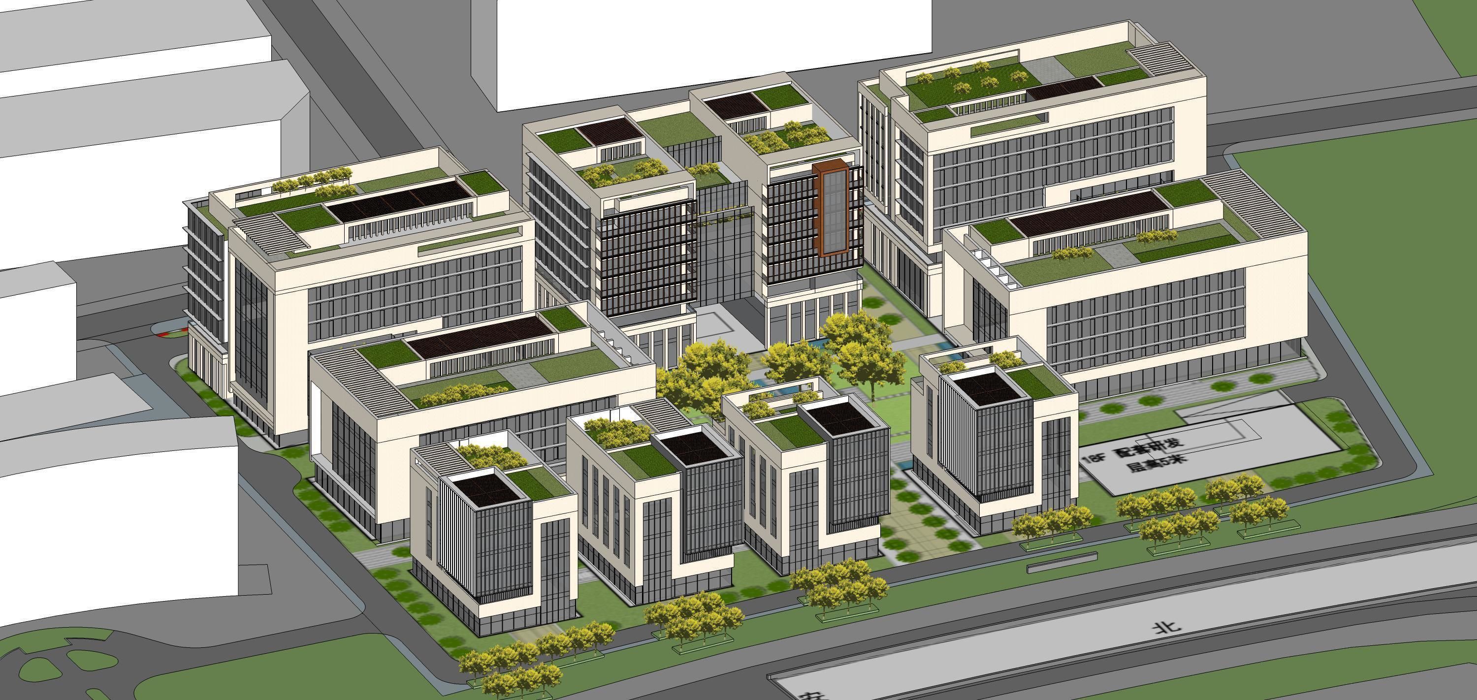 Sketchup Residential Complex Z5 3D model | CGTrader