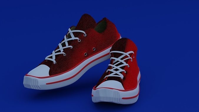 sneakers-converse chuck taylor all star sneakers 3D model animated ...