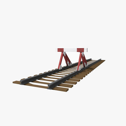 Railway Buffer Stop 3D model | CGTrader