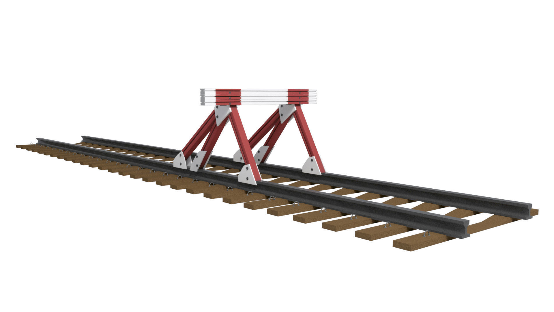 Railway Buffer Stop 3D model | CGTrader