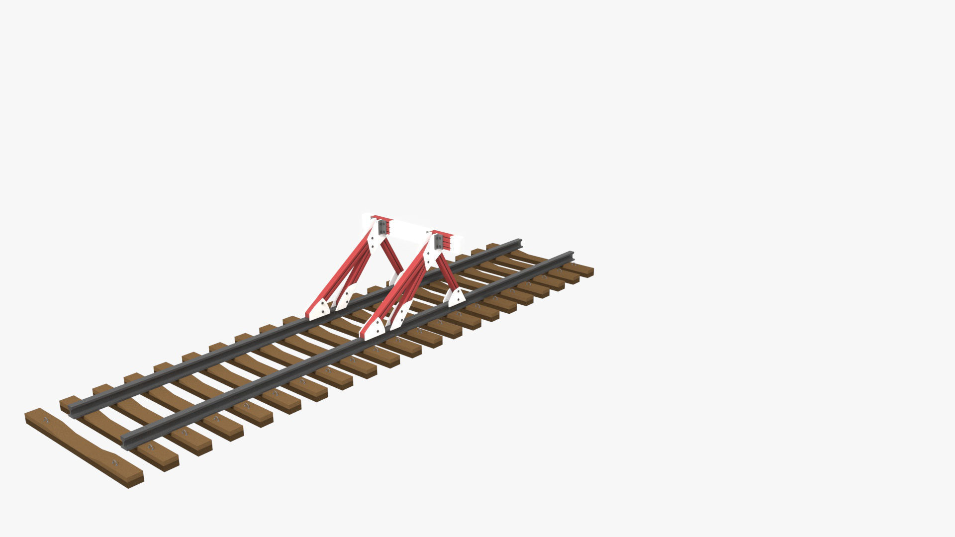 Railway Buffer Stop 3D model | CGTrader