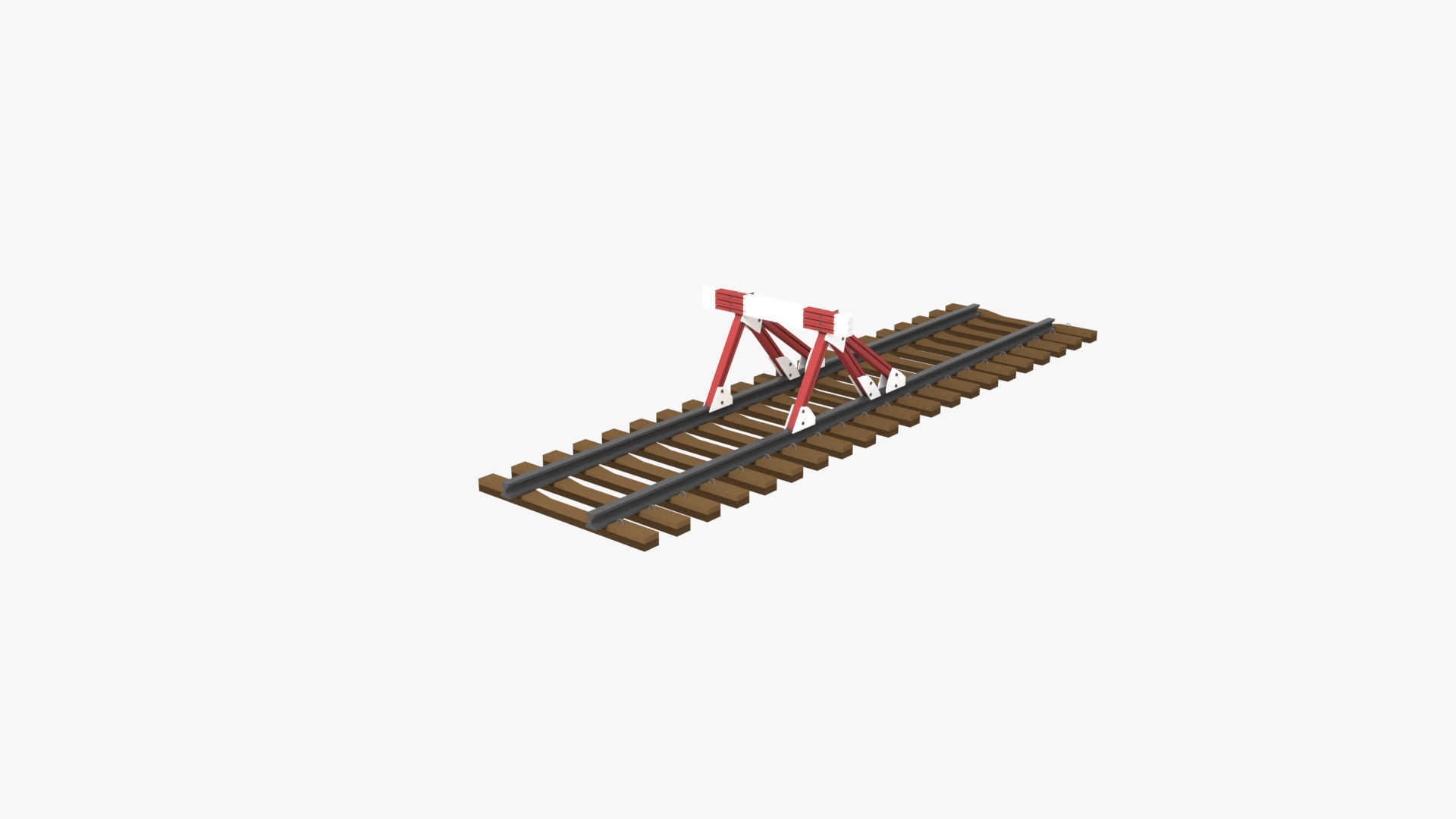 Railway Buffer Stop 3D model | CGTrader