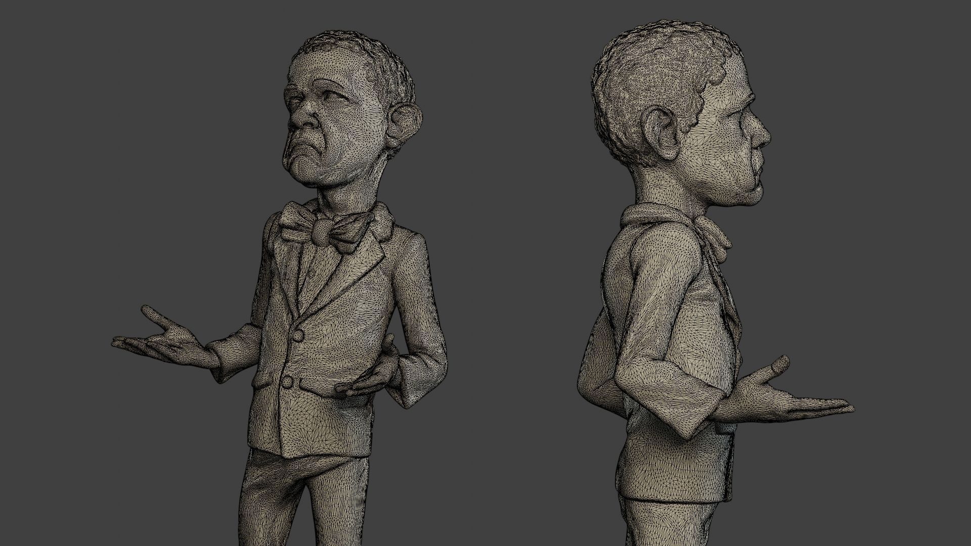 Barack Obama Doubt Meme 3D model 3D printable | CGTrader