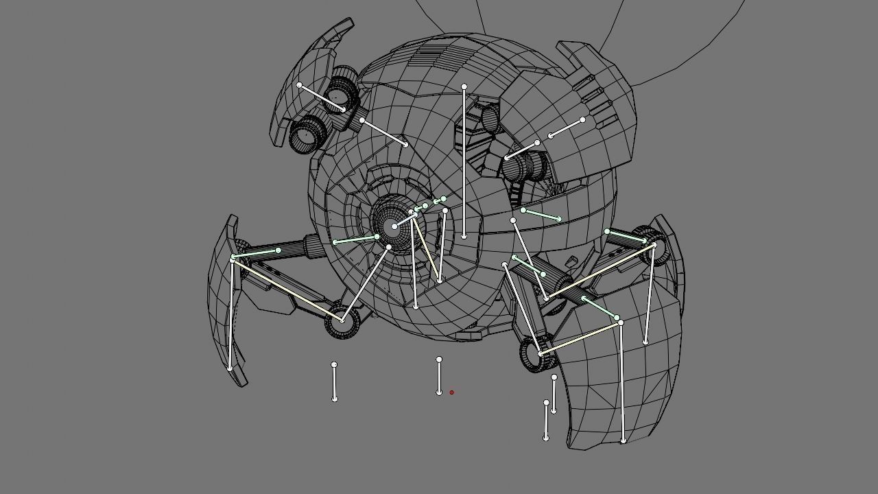 Ball Bot rigged character 3D model rigged | CGTrader