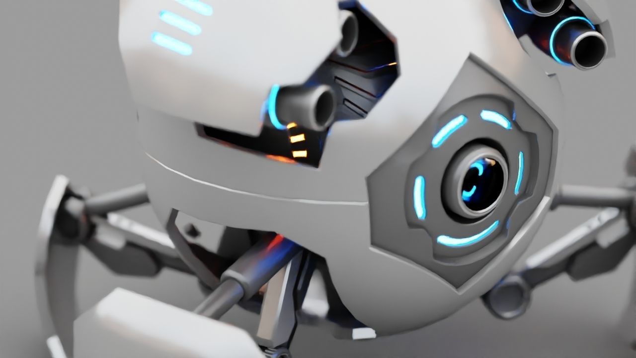 Ball Bot rigged character 3D model rigged | CGTrader