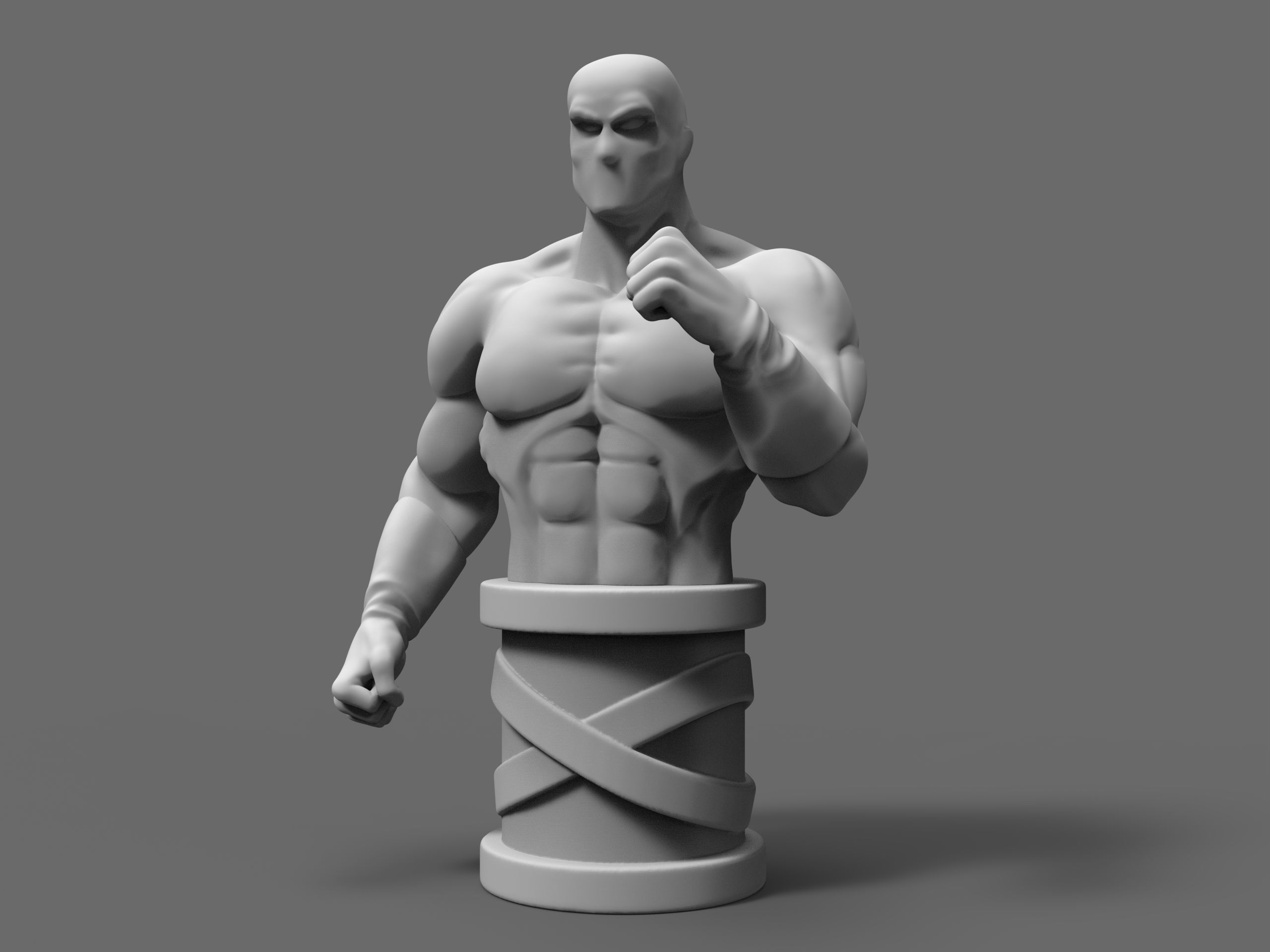 White Tiger - Tigre Bianca - Marvel inspired BUST 3D model 3D printable ...