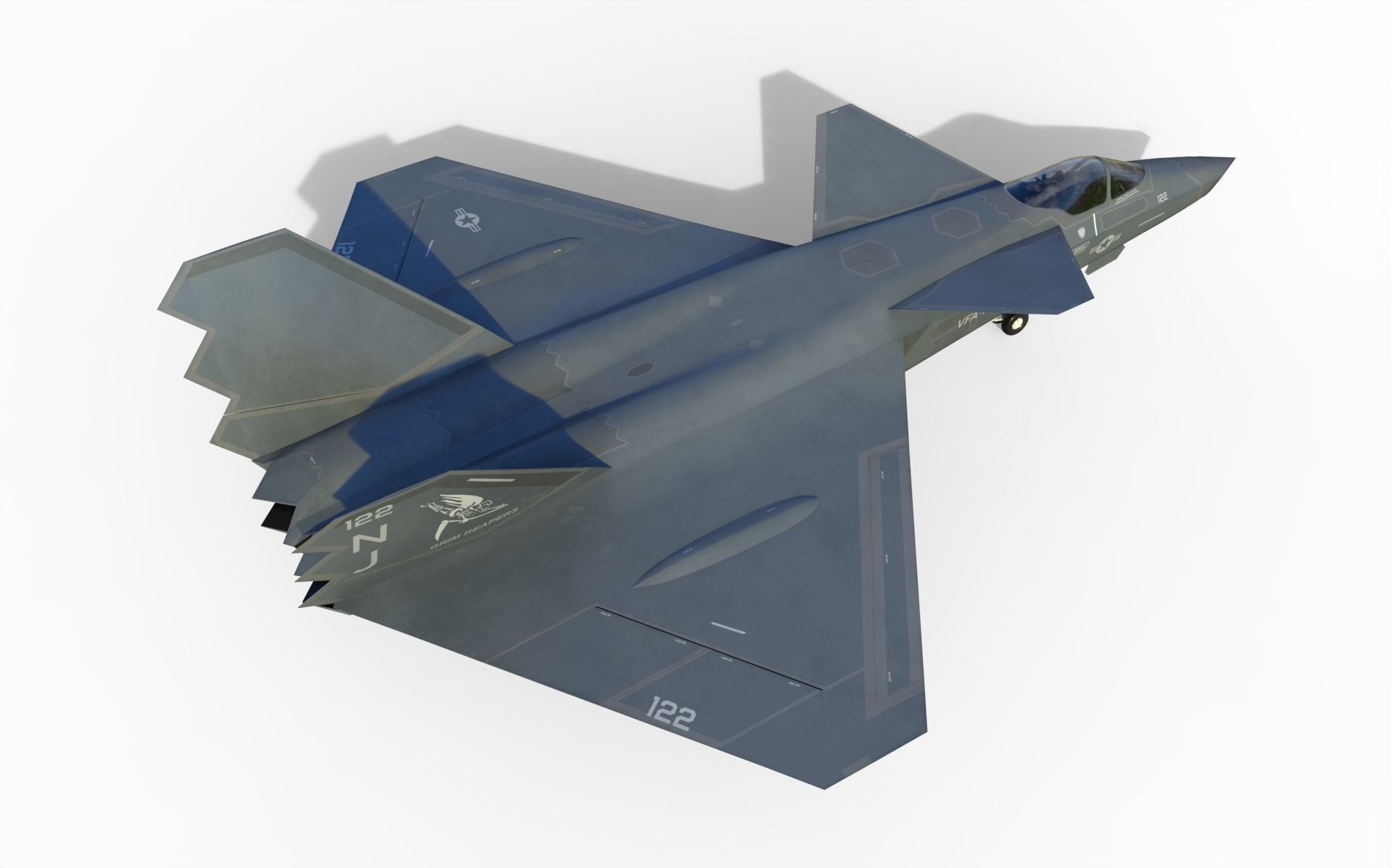 YF-23 naval NATF-23 3D model | CGTrader