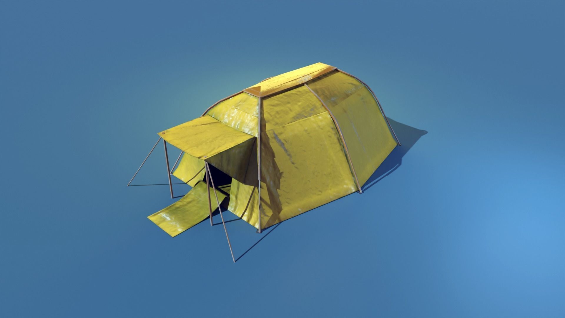 3D model Tent Low Poly VR / AR / low-poly | CGTrader