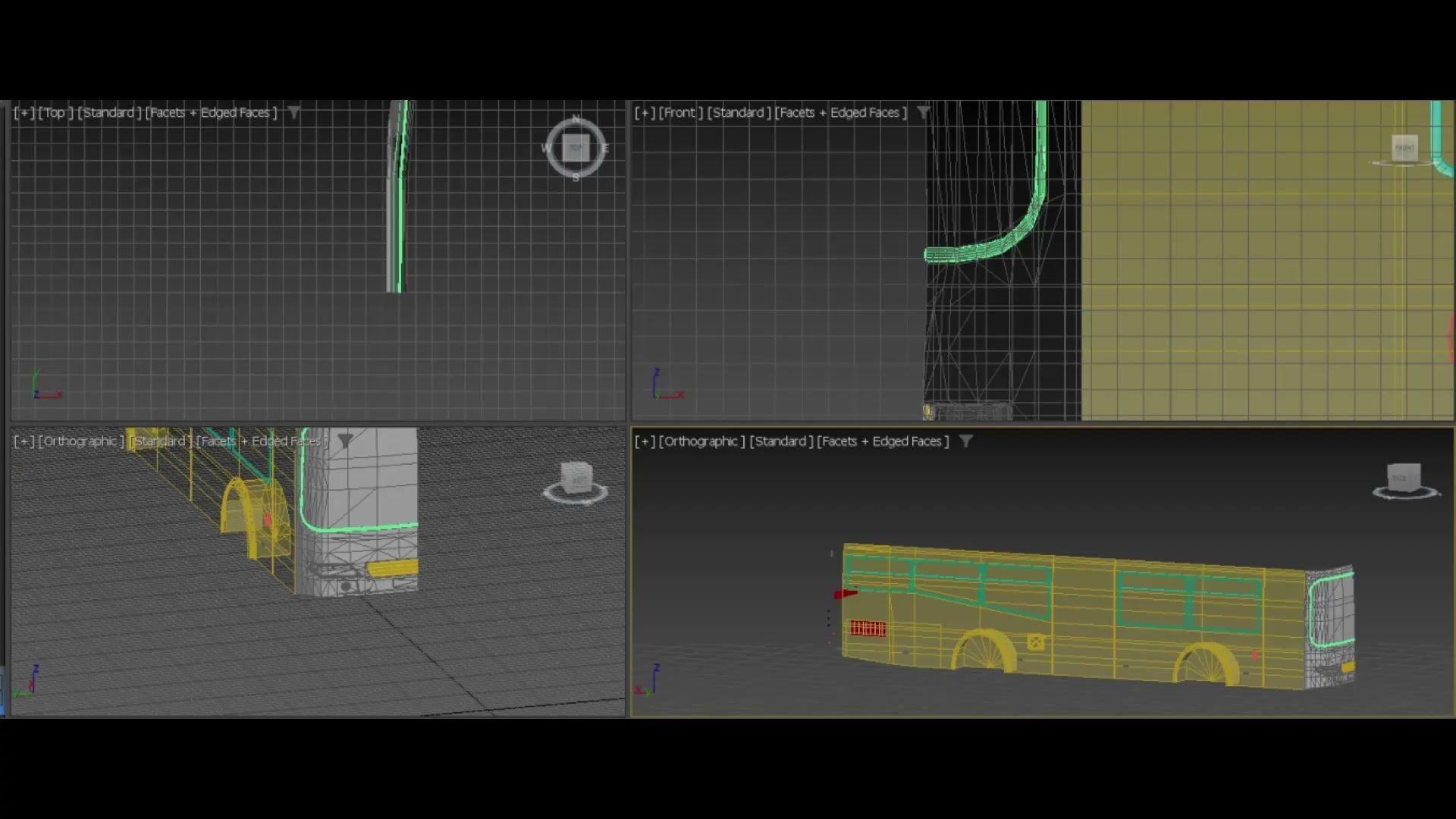 3D model Volvo B12B Funchal 3D Bus VR AR low-poly 3d model VR / AR / low-poly | CGTrader