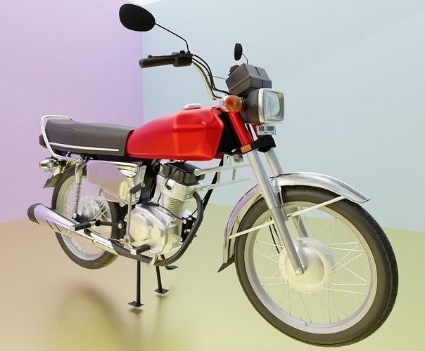 CG125 BIKE 3D model | CGTrader