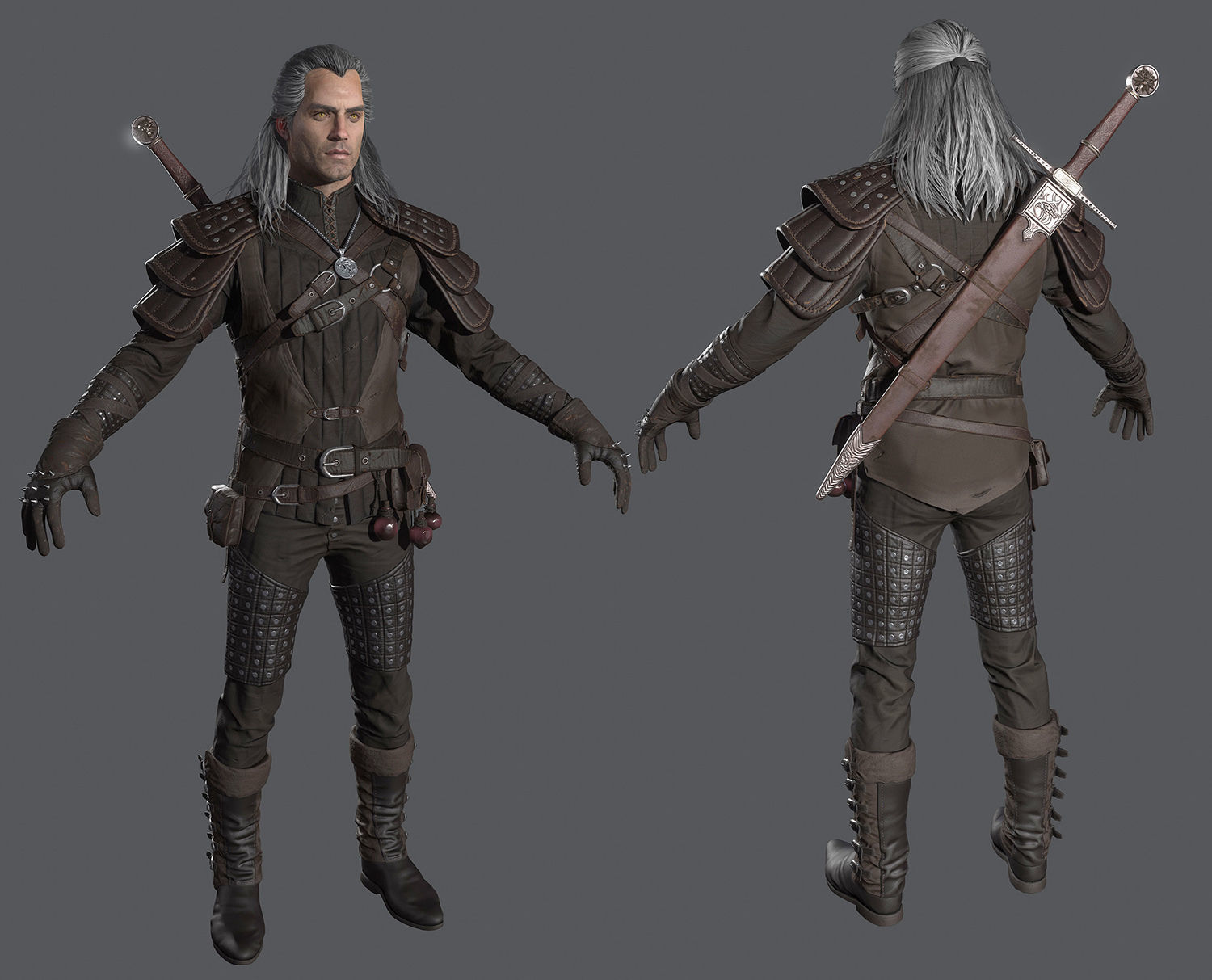 3D model Witcher Full Pack VR / AR / low-poly | CGTrader