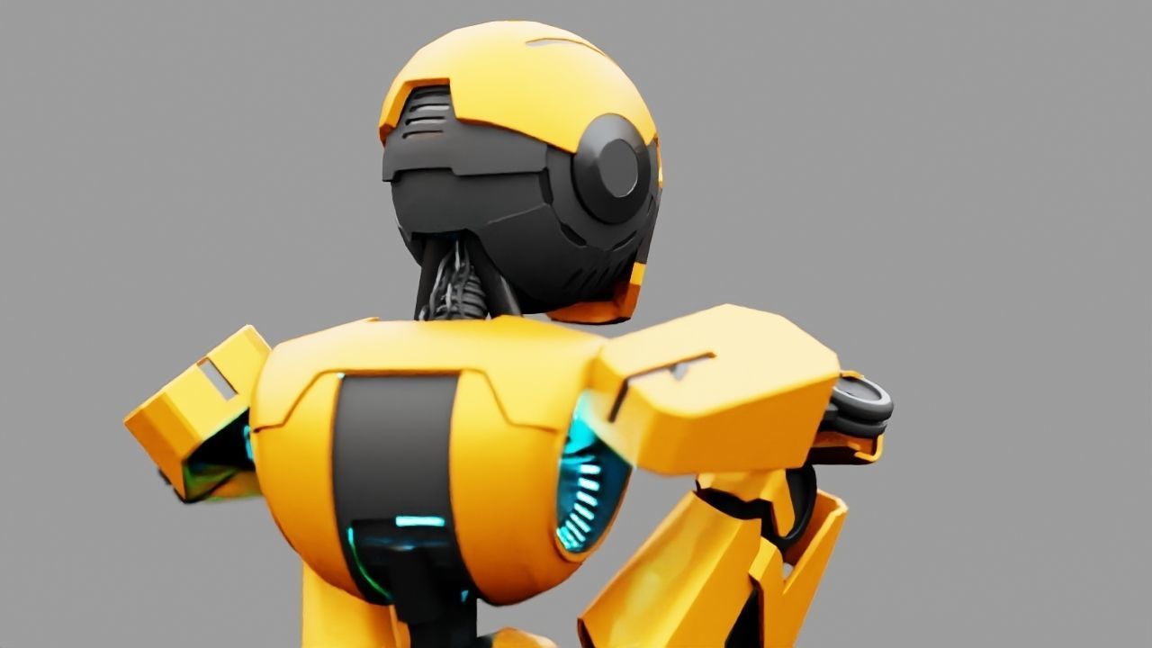 Android V2 rigged character 3D model rigged | CGTrader